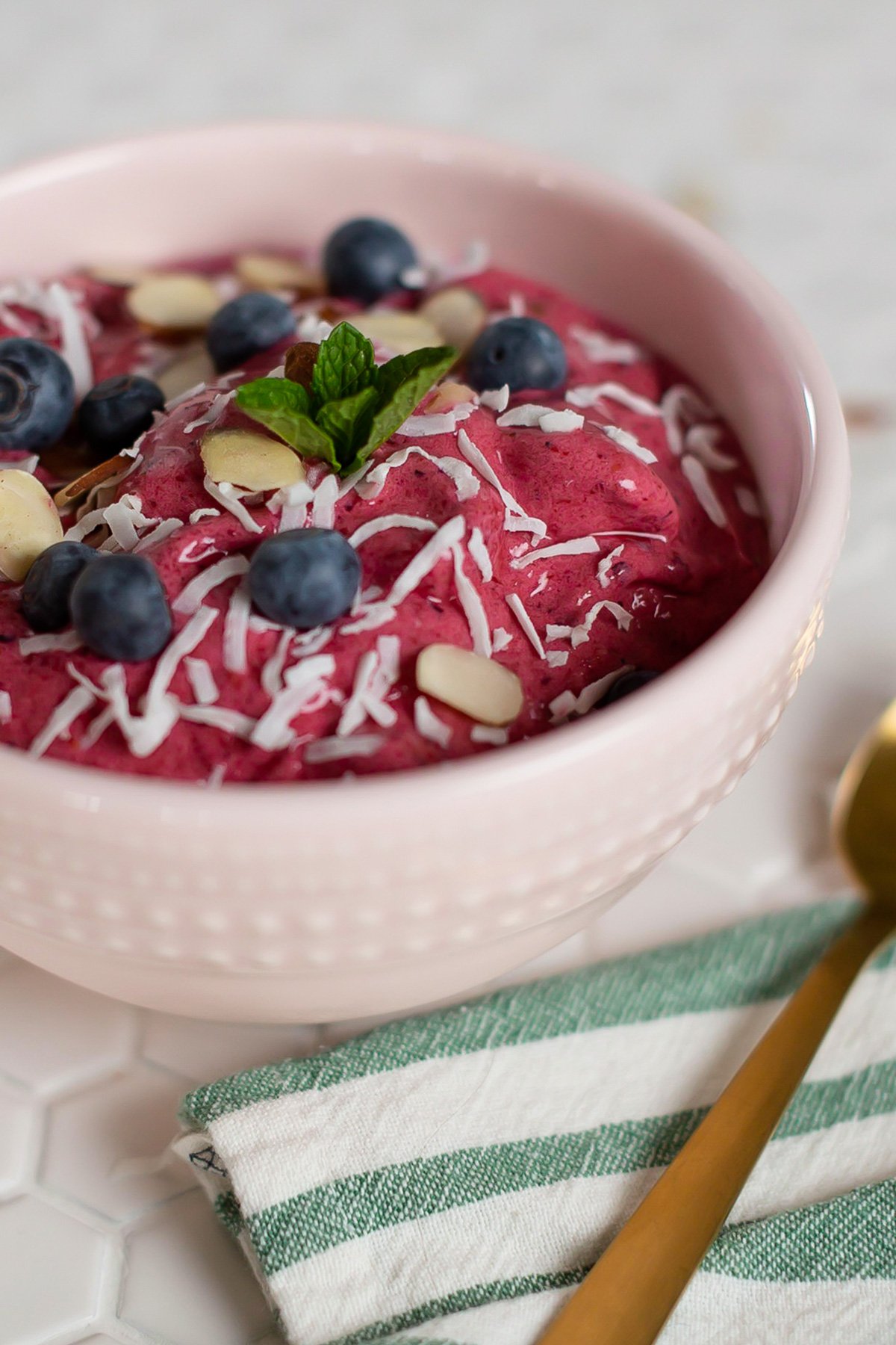 Red, White, and Blue Açaí Bowl - Heidi Powell