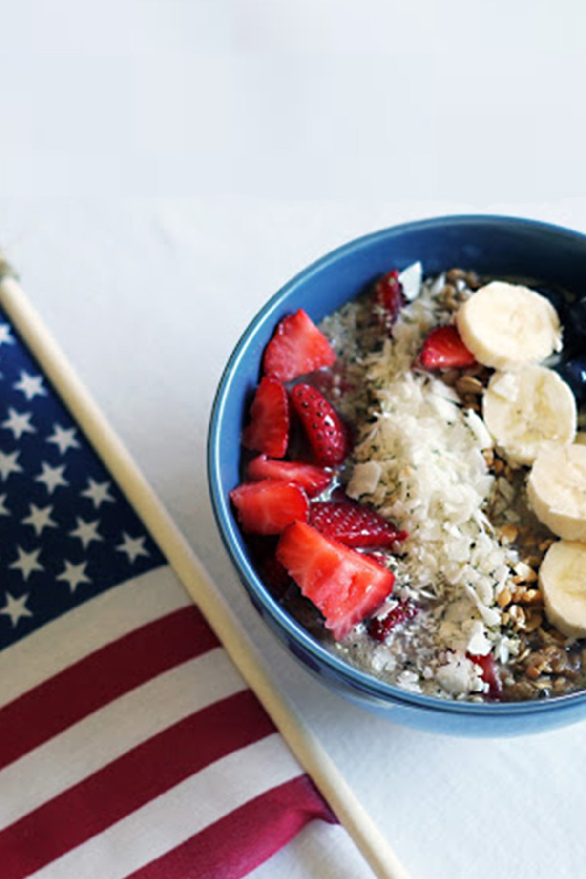 Red, White, and Blue Açaí Bowl - Heidi Powell