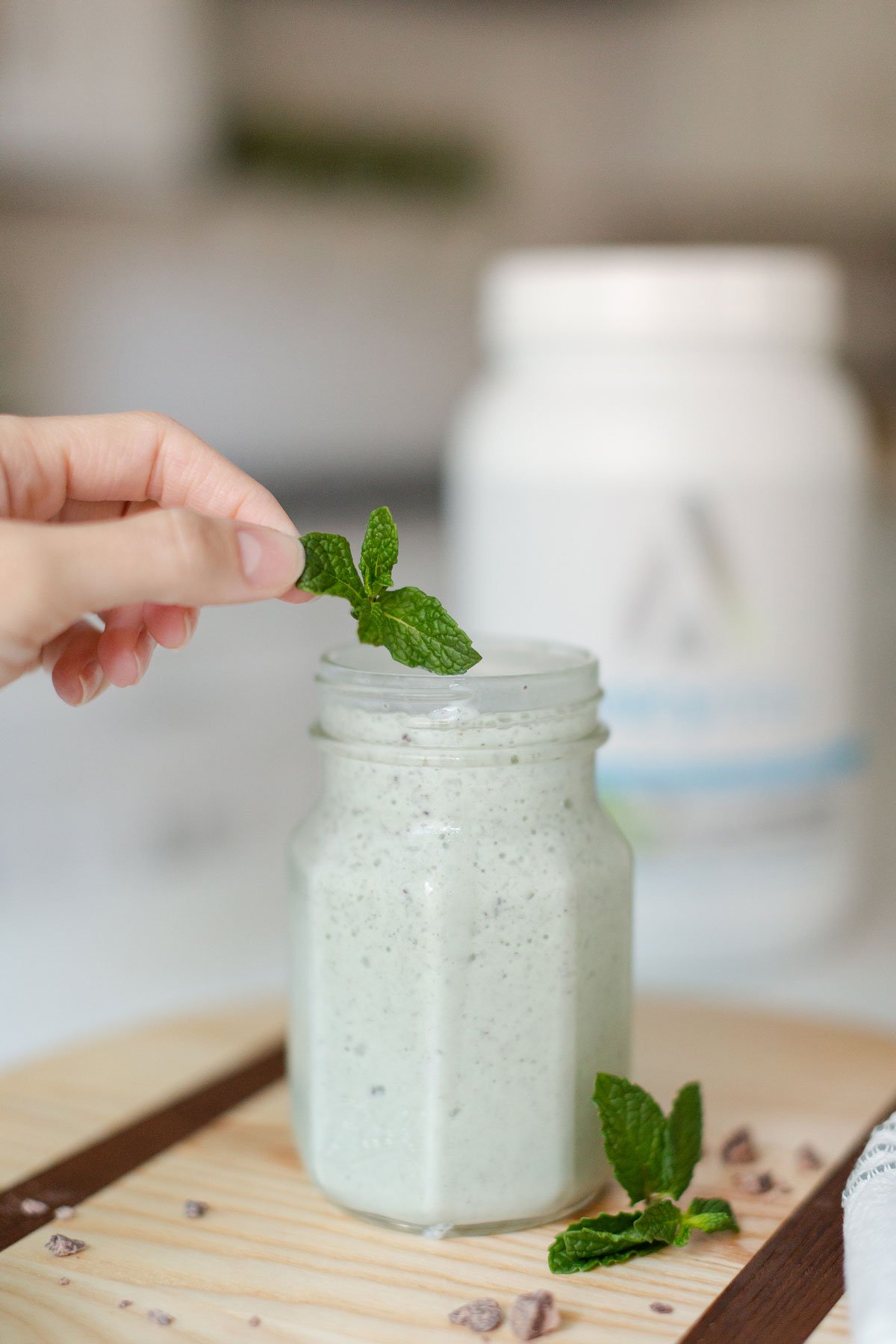 Girl Scout Cookie-Inspired Mint Cookie Shake Recipe - Heidi Powell